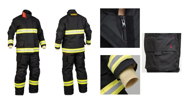 Traje estructural COMPACT para bomberos NFPA Seguridad Global