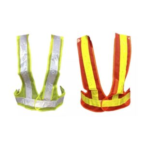 Chaleco con reflectivos y leds Seguridad Global